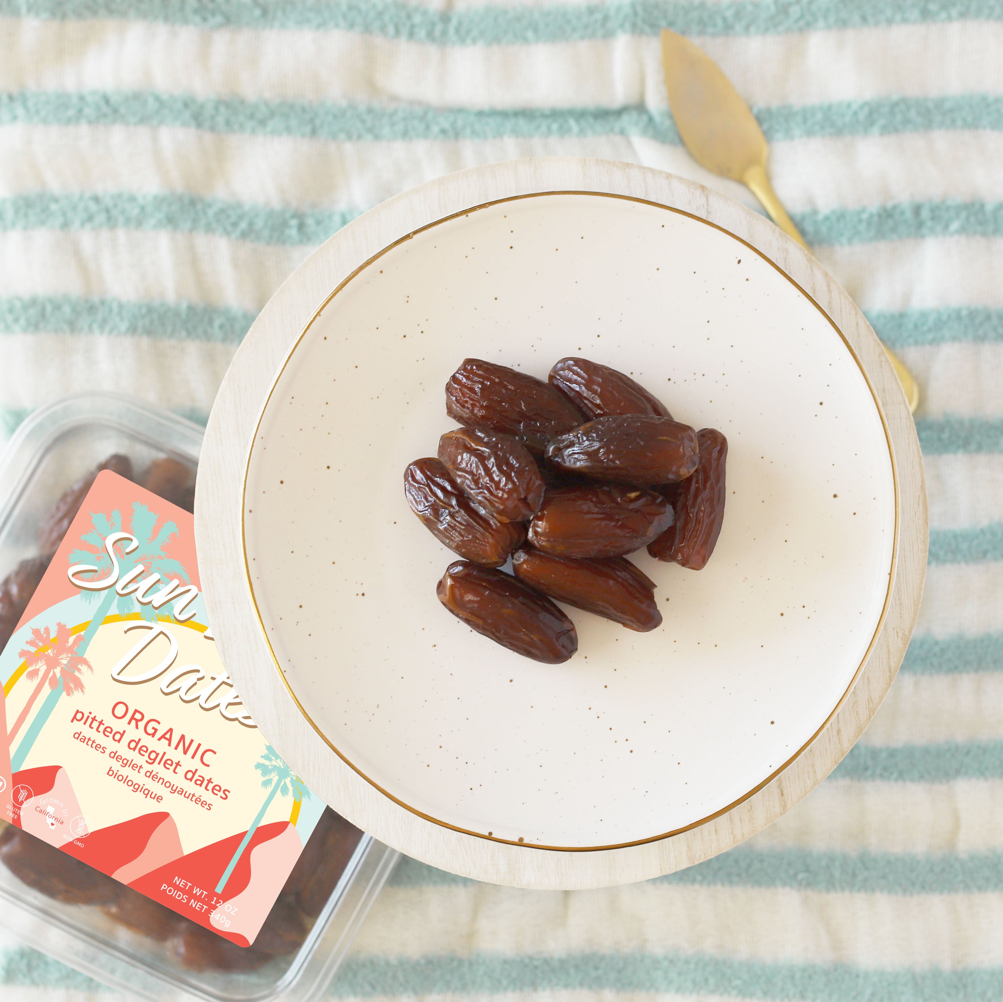 Organic Pitted Deglet Dates Tub – Sun Lovin' Foods