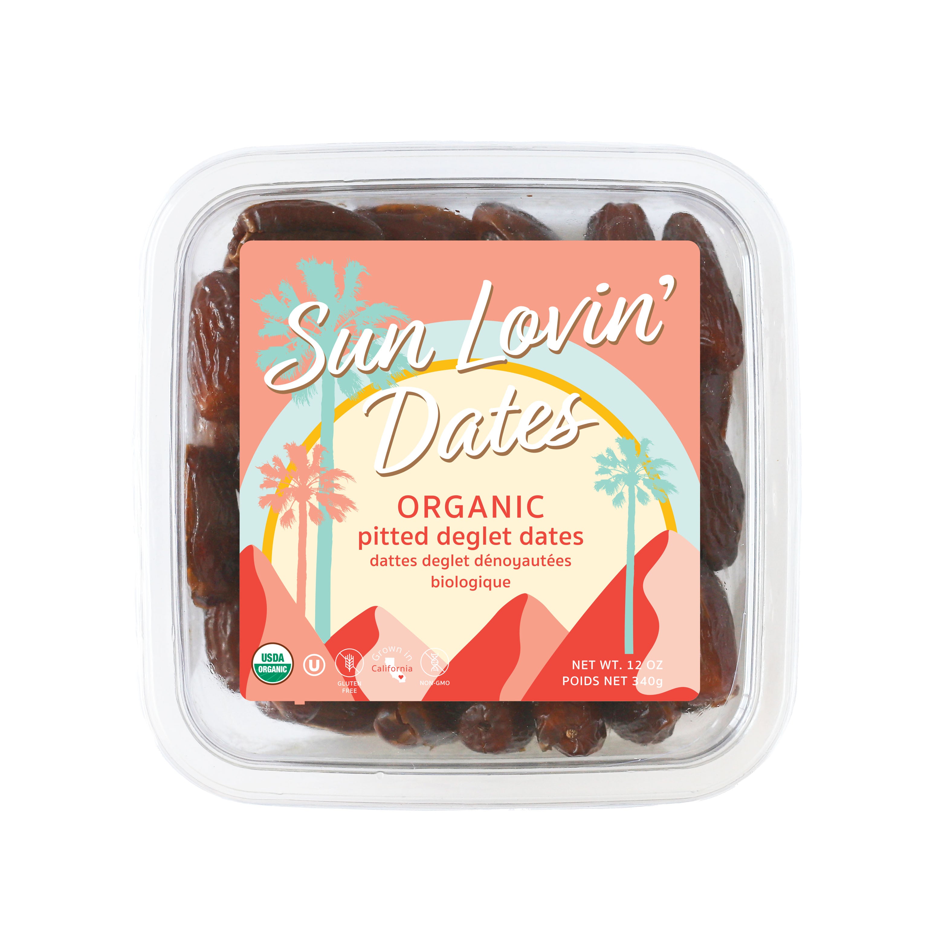 Organic Pitted Deglet Dates Tub – Sun Lovin' Foods